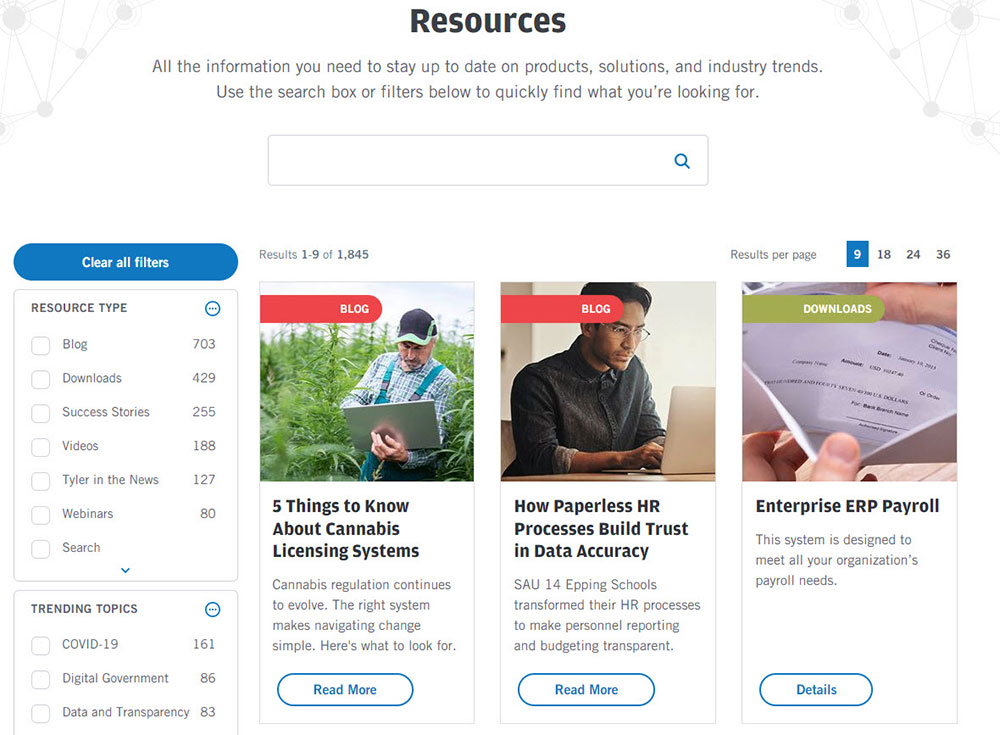 Resources | Tyler Technologies