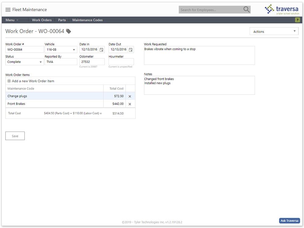Fleet Maintenance Software | Tyler Technologies