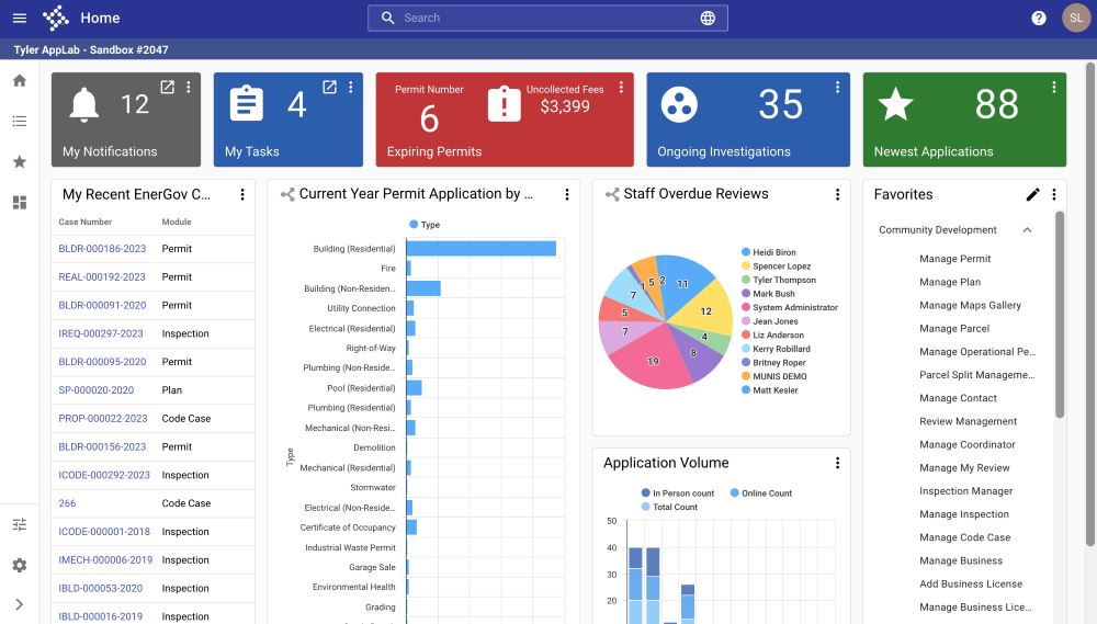 Enterprise Permitting & Licensing Software | Tyler Technologies Enterprise Permitting & Licensing Software | Tyler Technologies